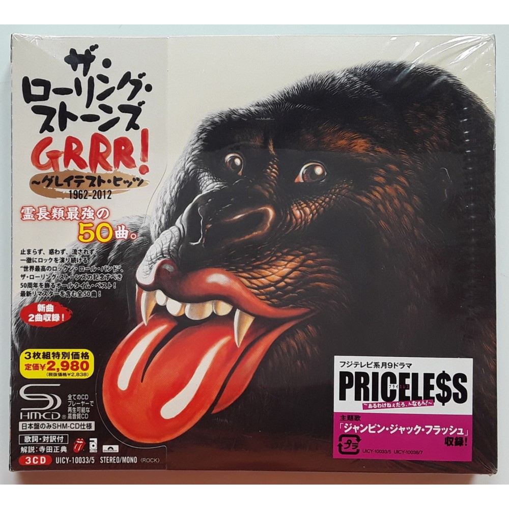 Rolling Stones - 3 CD - JAP -GRRR! Greatest Hits - PROMO - SEALED